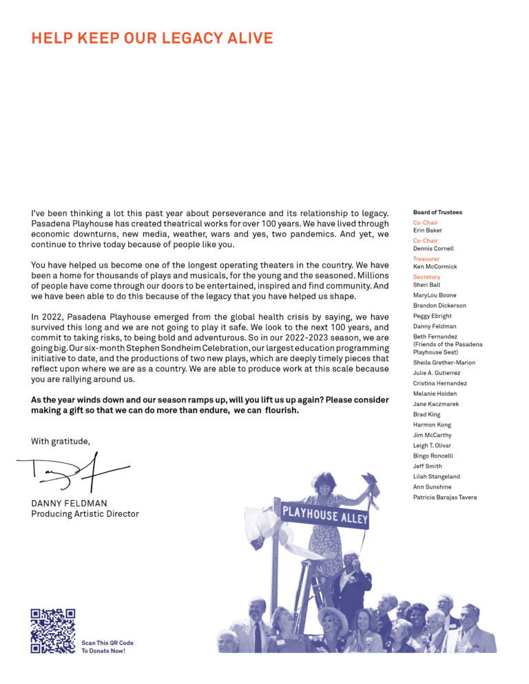 EOY DF Letter - Pasadena Playhouse